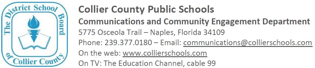 Collier County Public Schools Naples Elementary School District Map Collier Elementary School